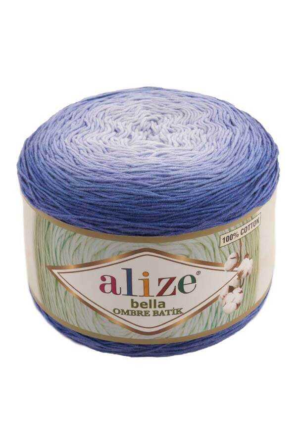 ALİZE BELLA OMBRE BATİK 7407 PAMUKLU (COTTON) ÖRGÜ İPLİKLER ALİZE