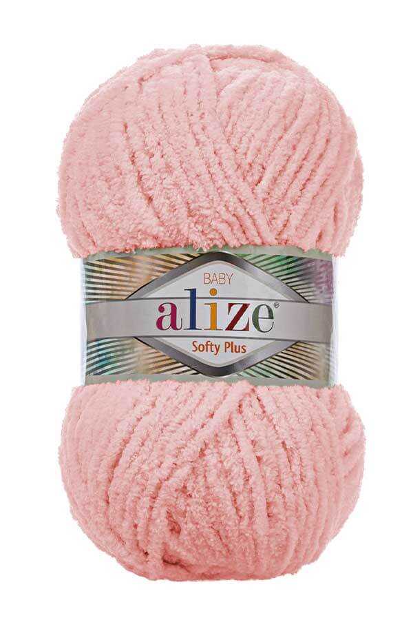 ALİZE SOFTY PLUS 340 Pudra Pembe BEBE ÖRGÜ İPLİKLERİ ALİZE Kalınlık/Weight : (5) KALIN/Bulky