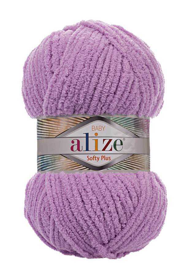 ALİZE SOFTY PLUS 47 Leylak BEBE ÖRGÜ İPLİKLERİ ALİZE Kalınlık/Weight : (5) KALIN/Bulky