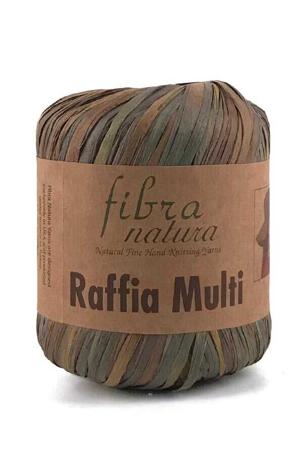 FİBRA NATURA RAFFİA MULTİ 117-03 FANTAZİ ÖRGÜ İPLİKLERİ FIBRA NATURA
