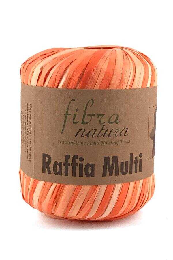 FİBRA NATURA RAFFİA MULTİ 117-18 FANTAZİ ÖRGÜ İPLİKLERİ FIBRA NATURA