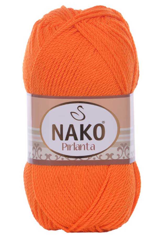 NAKO PIRLANTA 93 Turuncu AKRİLİK ÖRGÜ İPLİKLERİ NAKO