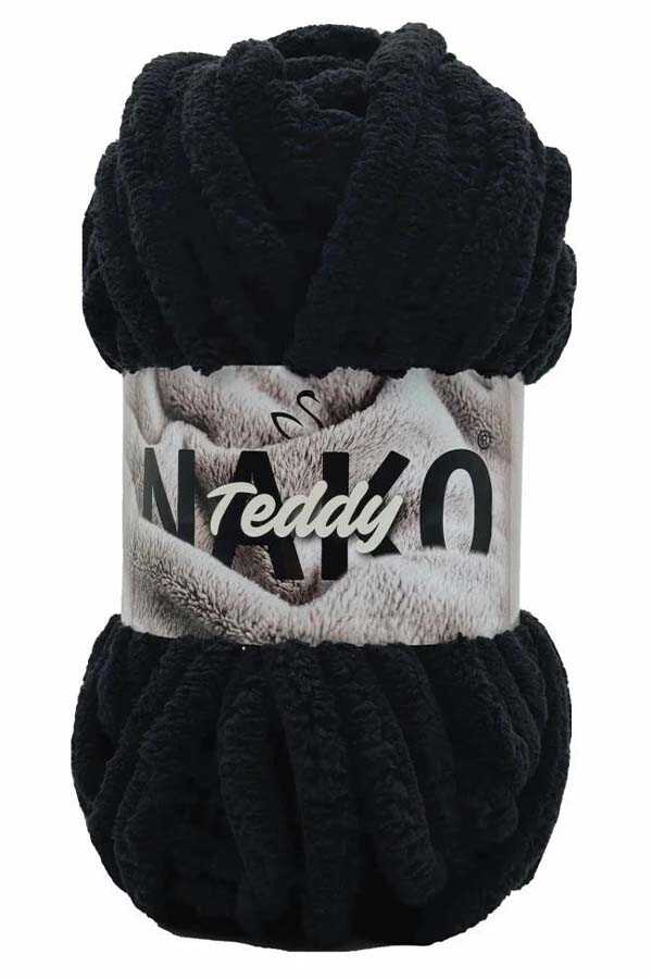 NAKO TEDDY 217 Siyah BEBE ÖRGÜ İPLİKLERİ NAKO