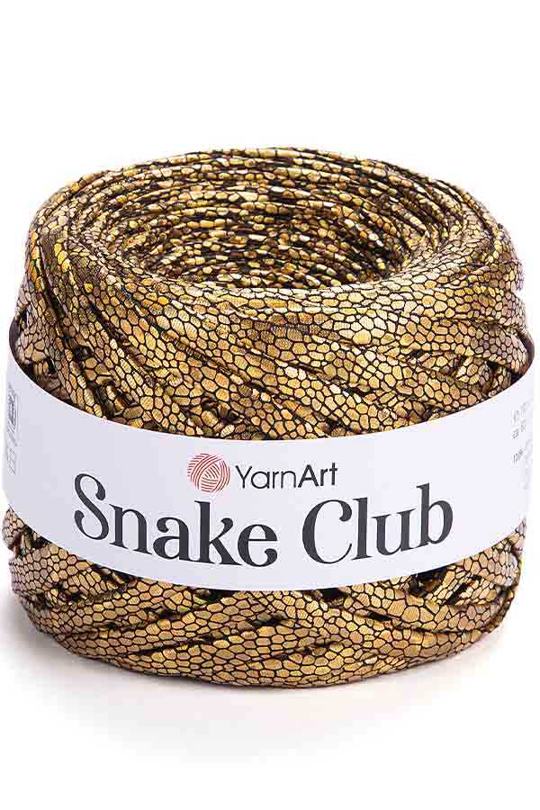 YARNART SNAKE CLUB 5104 Gold FANTAZİ ÖRGÜ İPLİKLERİ YARNART